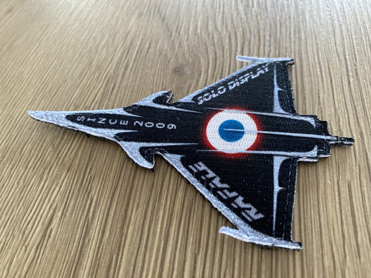 Patch Silhouette Rafale Noir – Association Rafale Solo Display
